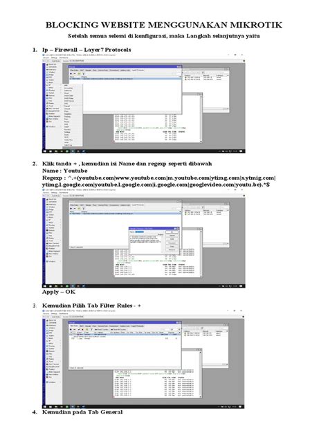 Blocking Layer7 Protocols Mikrotik Pdf