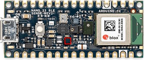 hardware overview of the arduino nano 33 ble sense development board for prototyping