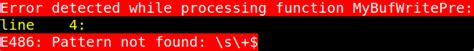 Suppress Error Message From Substitute If String Not Found Vi And