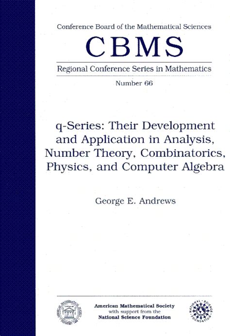 q series their development and application in analysis number