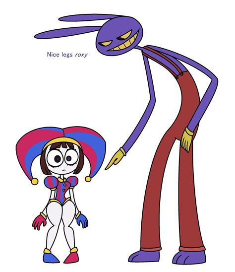 Nice Legs Pomni And Jax By La Artist322 On Deviantart