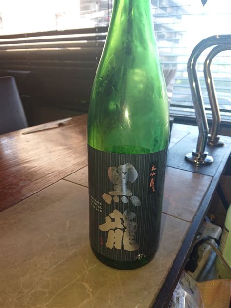 南草津で日本酒 黒龍 クリスタルドラゴン いち庵日記