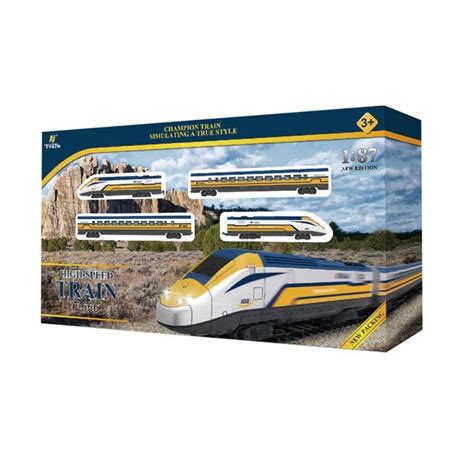 Set Tren Citytrain De Jucarie Cu Sunet Si Lumina Coso Doua Locomotive Doua Vagoane Statie Si