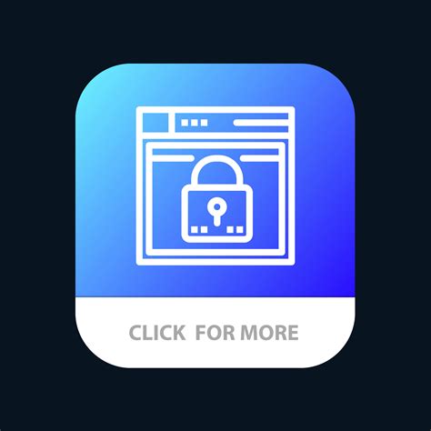 Login Secure Web Layout Password Lock Mobile App Button Android And Ios