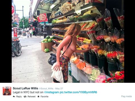 Scout Willis Posts Topless Pics On Twitter Following A Ban On Instagram