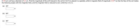 Solved A Single Turn Circular Loop Of Wire Of Radius Mm Chegg