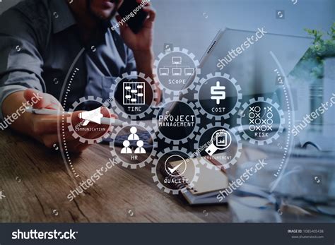 Project Management Diagram Cost Time Scope Stock Photo Edit Now