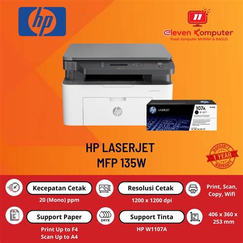 Jual Printer Hp Laser Mfp 135w Shopee Indonesia