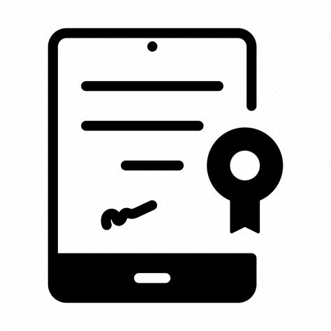 Digital Certificate Icon Download On Iconfinder