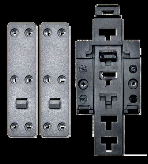 DIN Rail Mounting Bracket With Positioning Catches Highest Quality Safety Sonel Sg