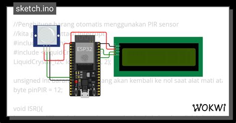Penghitung Barang Otomatis Copy Wokwi Esp32 Stm32 Arduino Simulator