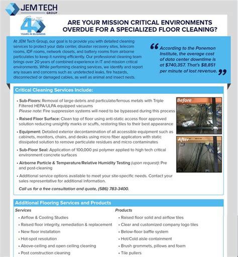 Jem Tech Group On Linkedin Datacentercleaningservices