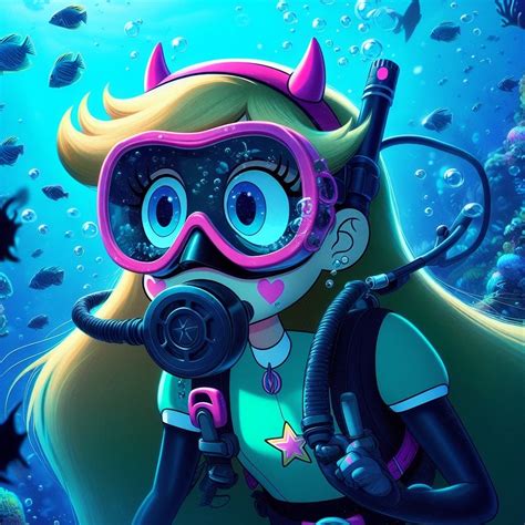 Star Butterfly Scuba By Chrisgraduate27 On Deviantart