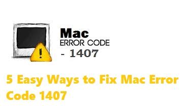 How To Solve Mac Error Code SFWare Blog