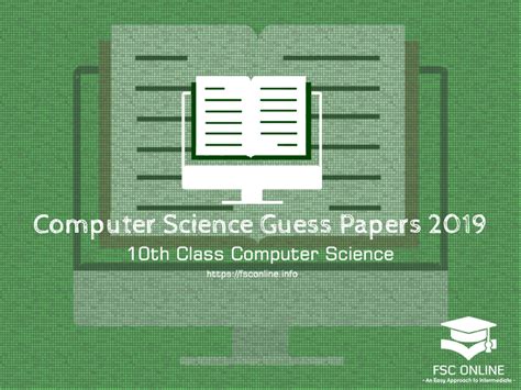 10th Class Computer Science Guess Paper 2019 Punjab Board
