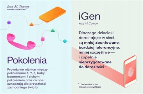 Pokolenia Prawdziwe Różnice X Y Z Igen Twenge 14863150727 Książka Allegro