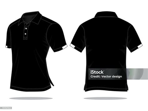 Ilustración De Polo Camiseta Vector Para Plantilla Y Más Vectores Libres De Derechos De Vector