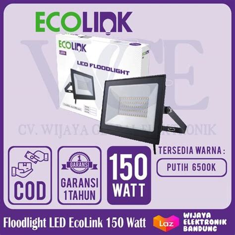 Jual Lampu Sorot Led Ecolink Floodlight W Watt W Watt Tembak Ip Kota Bandung