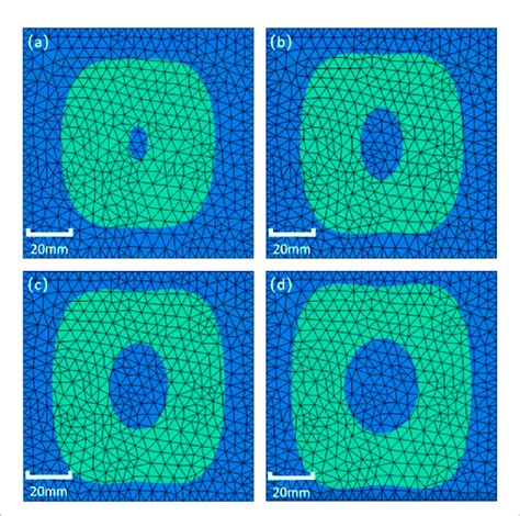 Comparison Chart Of Defects With Different Sizes A D Defects With 8