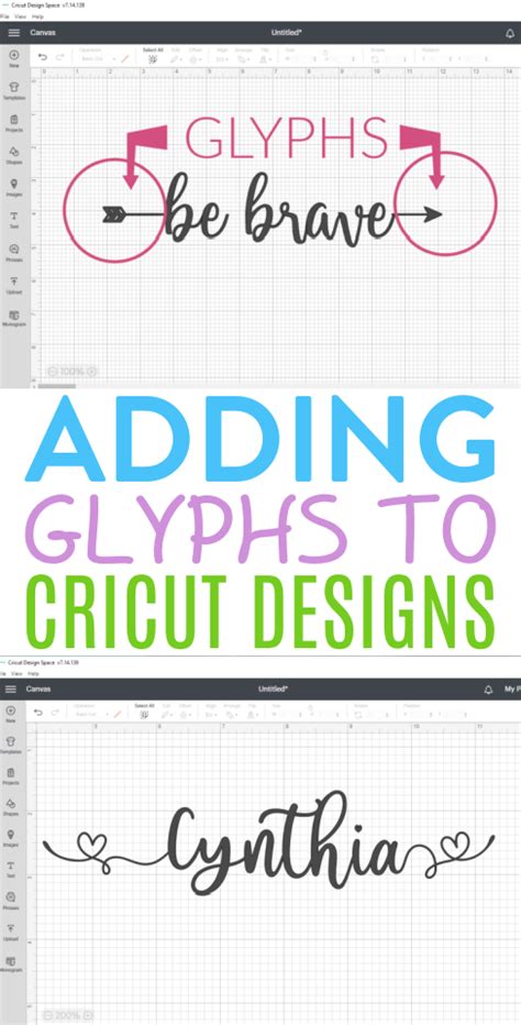 adding glyphs to cricut designs artofit