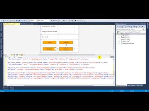 How To Create A Basic Calculator Using WPF And C YouTube