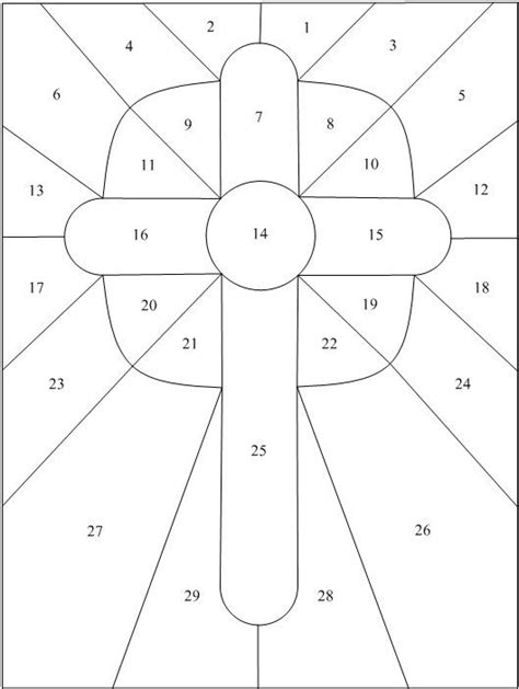 Cross Template 1 Stained Glass Patterns Free Stained Glass Quilt