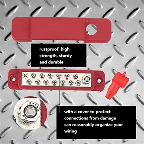 Bus Bar Terminal Block V Terminal Distribution Block A Marine Supply Busbar With