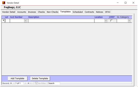 Tabbed Master Detail Form