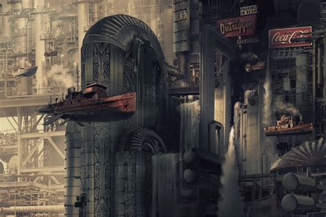 Artstation Dieselpunk City