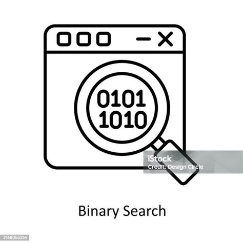 이진 검색 벡터 개요아이콘 디자인 그림 흰색 배경에 스마트 홈 및 기술 기호 Eps 10 파일 가정의 방에 대한 스톡 벡터 아트 및 기타 이미지 Istock