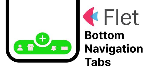 Flet Tutorial Create Bottom Navigation Tabs Youtube