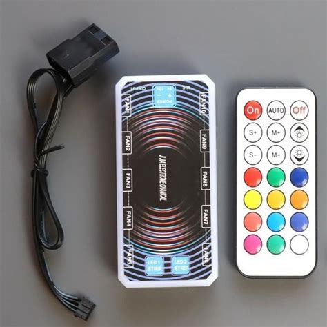 Контроллер для вентиляторов Argb с пультом Molex хаб для кулеров с подсветкой 6 Pin купить