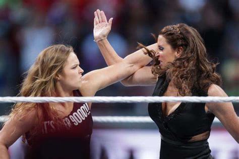 Ronda Rousey Vs Stephanie Mcmahon How Lanka