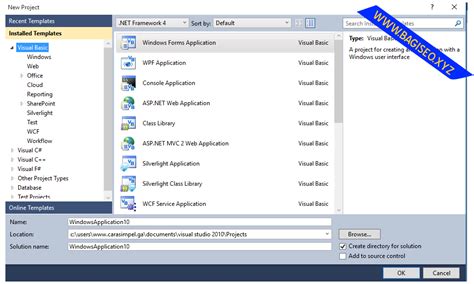 Cara Membuat Kalkulator Sederhana Dengan Vb 2010 Tutorial Lengkap