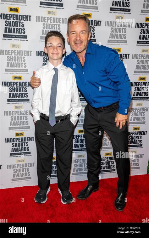 Los Angeles Usa 16th Sep 2023 Actor Dylan Dukes Actor Christopher M Dukes Attend 2023