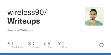 Github Wireless90 Writeups Personal Writeups