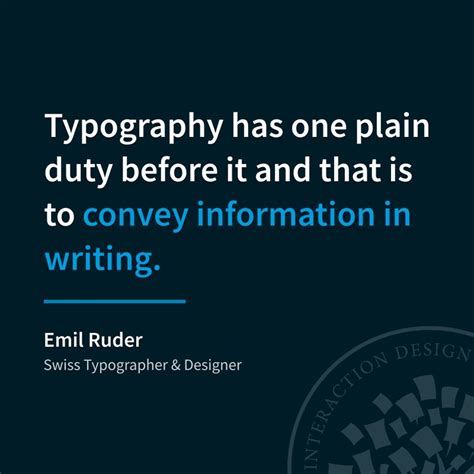 The Interaction Design Foundation Auf Linkedin Typography Design Uxdesign Uidesign
