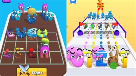 Merge Alphabet Lore Run Number Lore Part Alphabet Battle Game YouTube