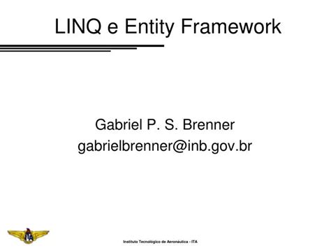 Ppt Linq E Entity Framework Powerpoint Presentation Free Download Id4236138