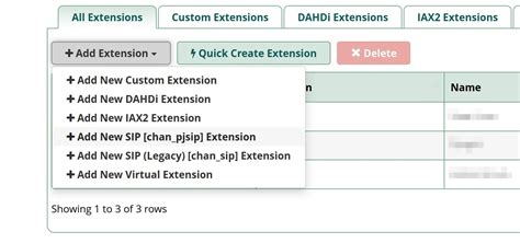 Freepbx 16 Add Extensions Voxtelesys