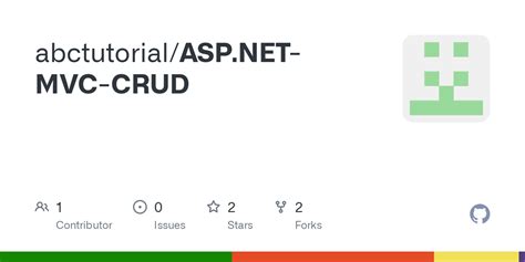 GitHub Abctutorial ASP NET MVC CRUD