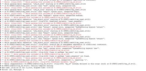 Uvm With Modelsim Work Flow Err Process 哔哩哔哩