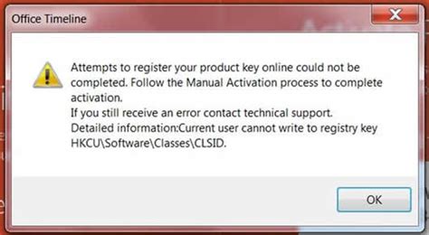 cannot write to registry key hkcu software classes clsid