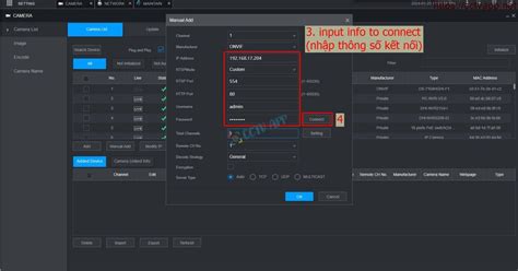 Adding Camera From Imou Recorder To Dahua Recorder Using Onvif