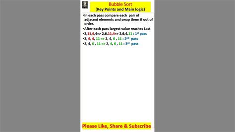 Bubble Sort Youtube