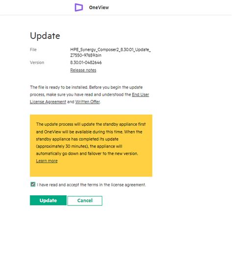 Tech Upgrade Hpe Synergy Composer 2
