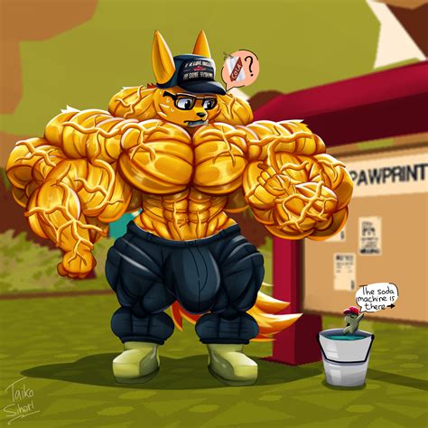 Rule 34 Anthro Big Bulge Big Muscles Bulge Canid Canine Clothed