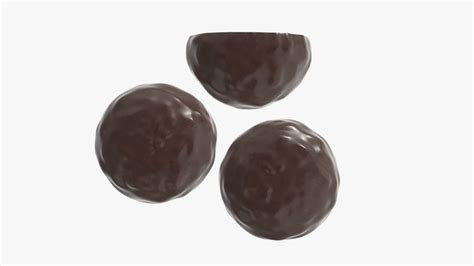 Зефир в шоколаде 3d Модель 19 Max Fbx Obj Free3d