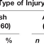 Single Type Of Injury By Occupational Category And Injury Source Download Table