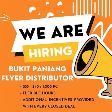 Flyer Distributor Bukit Panjang Jobs Sales Retail And Marketing On Carousell